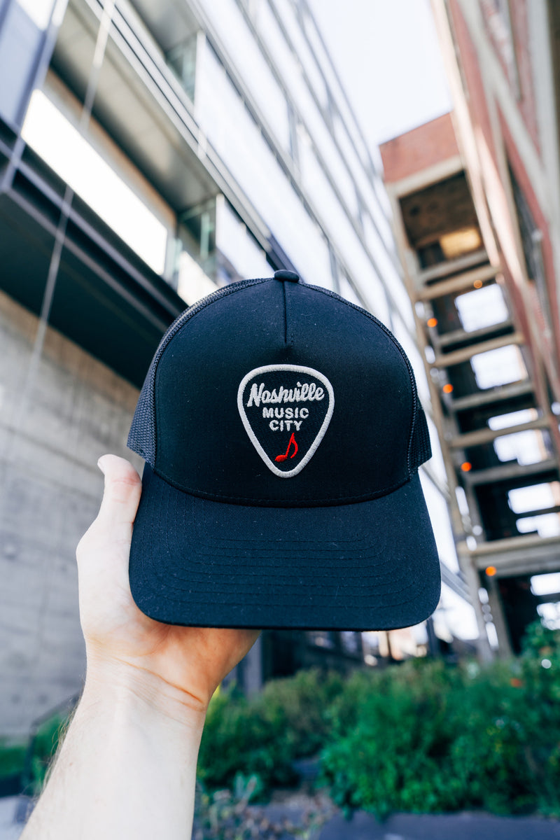 Guitar Pick Patch Hat – Music City Shop